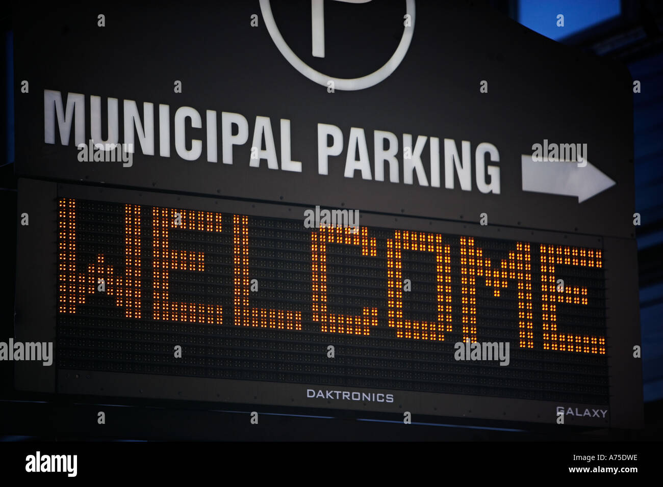 Welcome parking lot hi-res stock photography and images - Alamy
