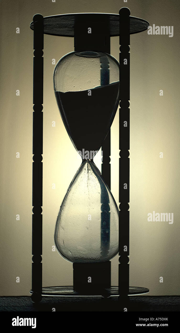 Hourglass time concept Stock Photo - Alamy