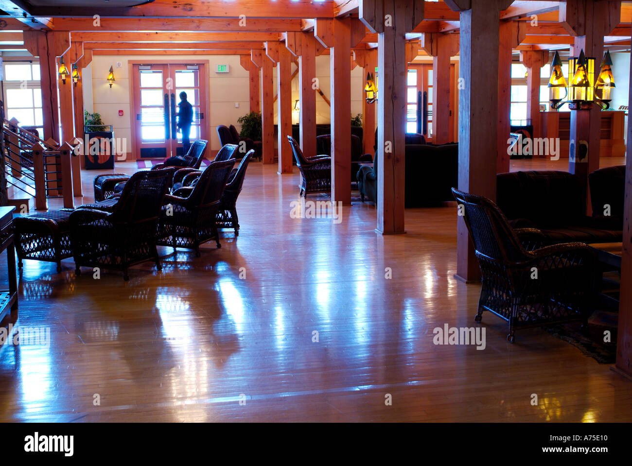 Yellowstone lodge interior hi-res stock photography and images - Alamy