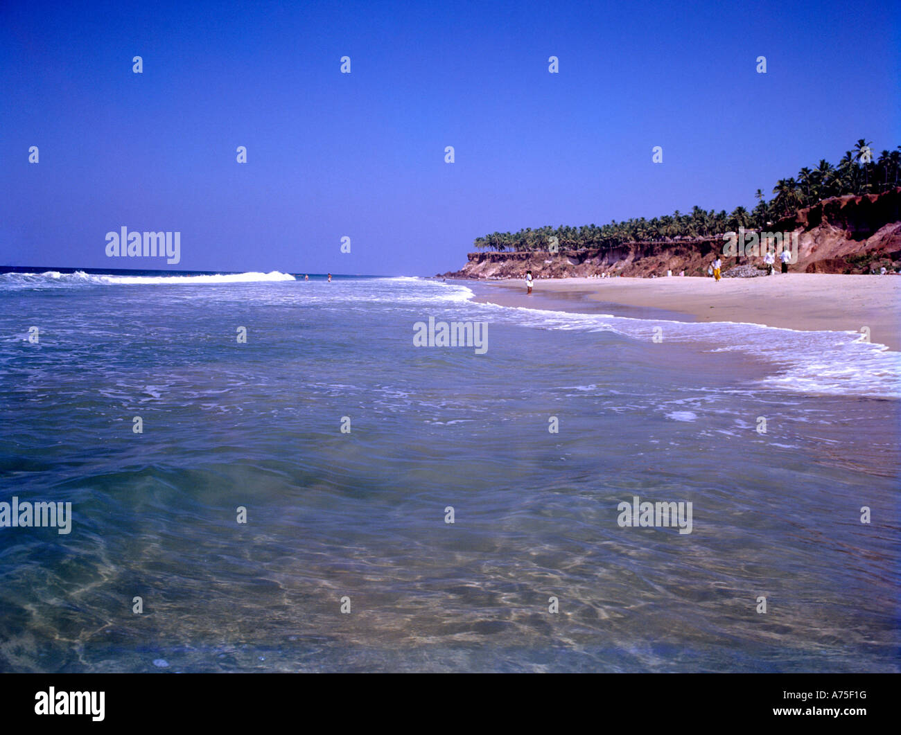 VARKALA BEACH KERALA Stock Photo - Alamy
