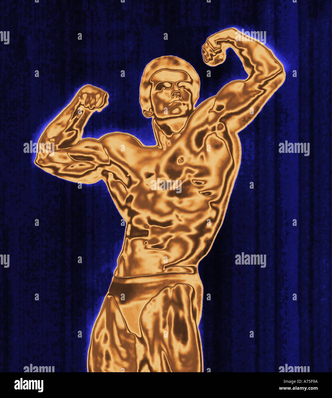 Iconic figure representing winning, success and power Stock Photo - Alamy