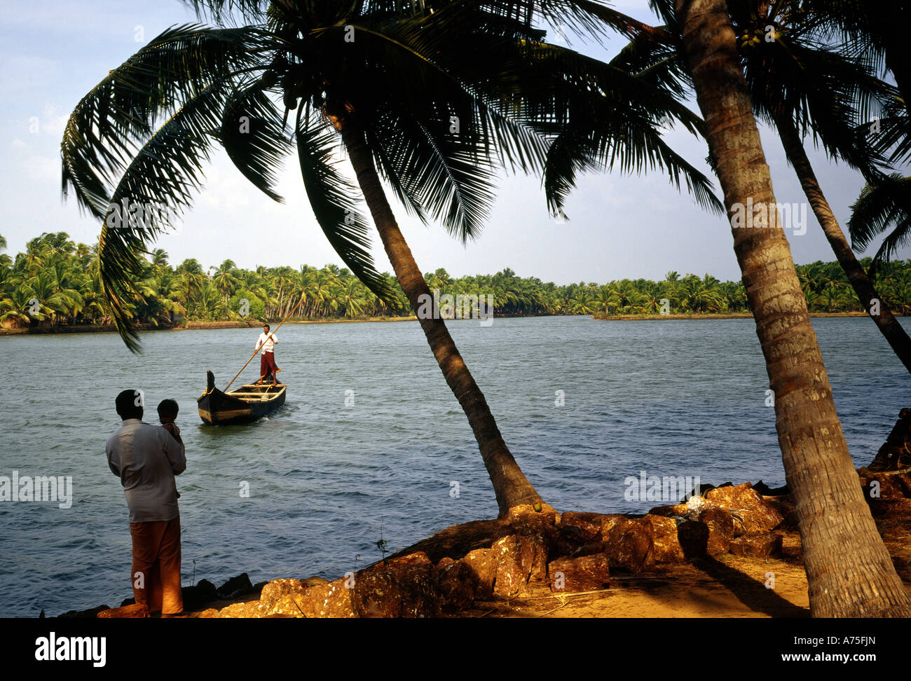 CHANDRAGIRI RIVER IN KASARGOD KERALA Stock Photo - Alamy
