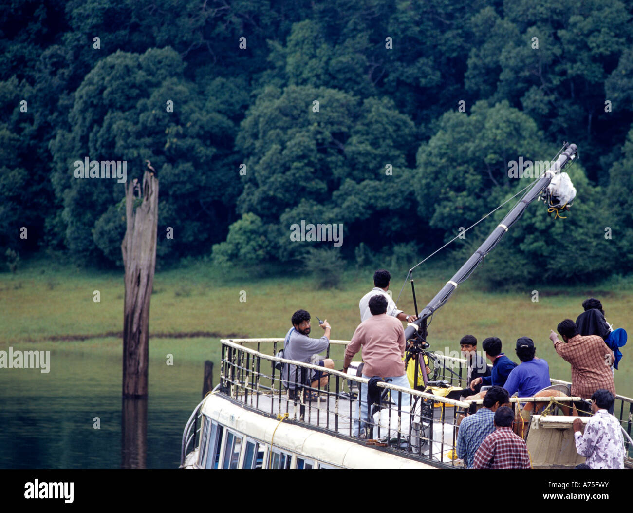 BOATING IN PERIYAR TIGER RESERVE THEKKADY KERALA Stock Photo - Alamy