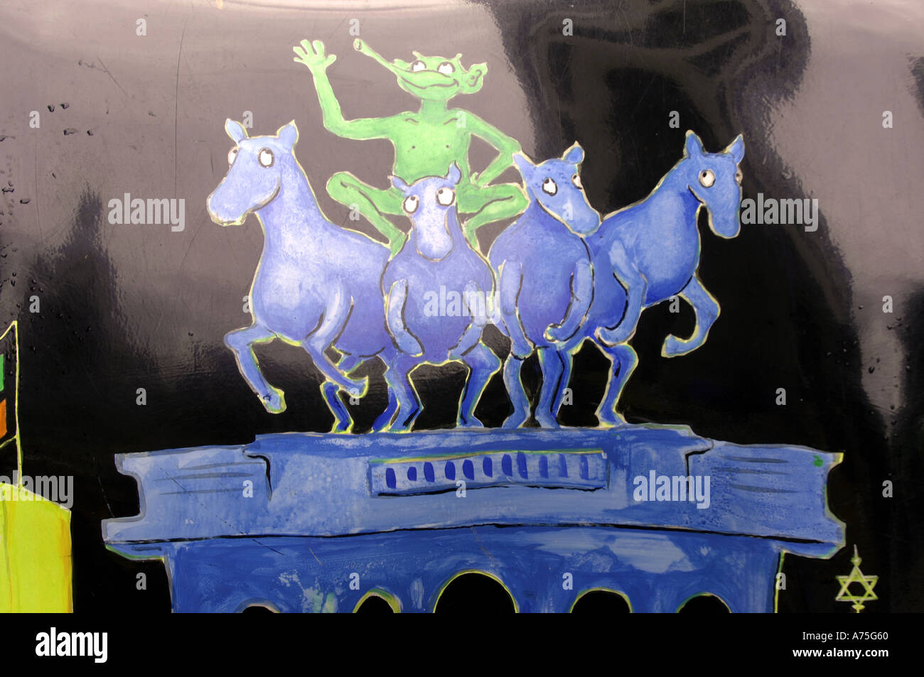 brandenburg gate tor graphic illustration Stock Photo - Alamy