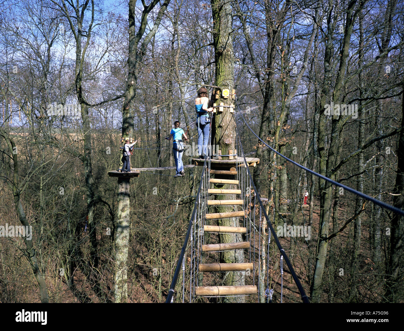 Children rope ladders france hi-res stock photography and images - Alamy