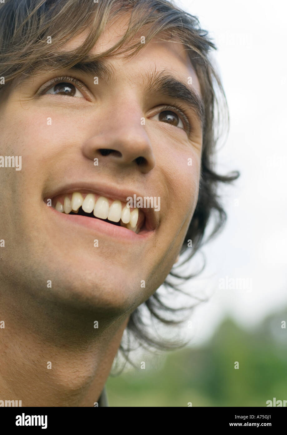 Contemplation contemplative faces portraits hi-res stock photography ...