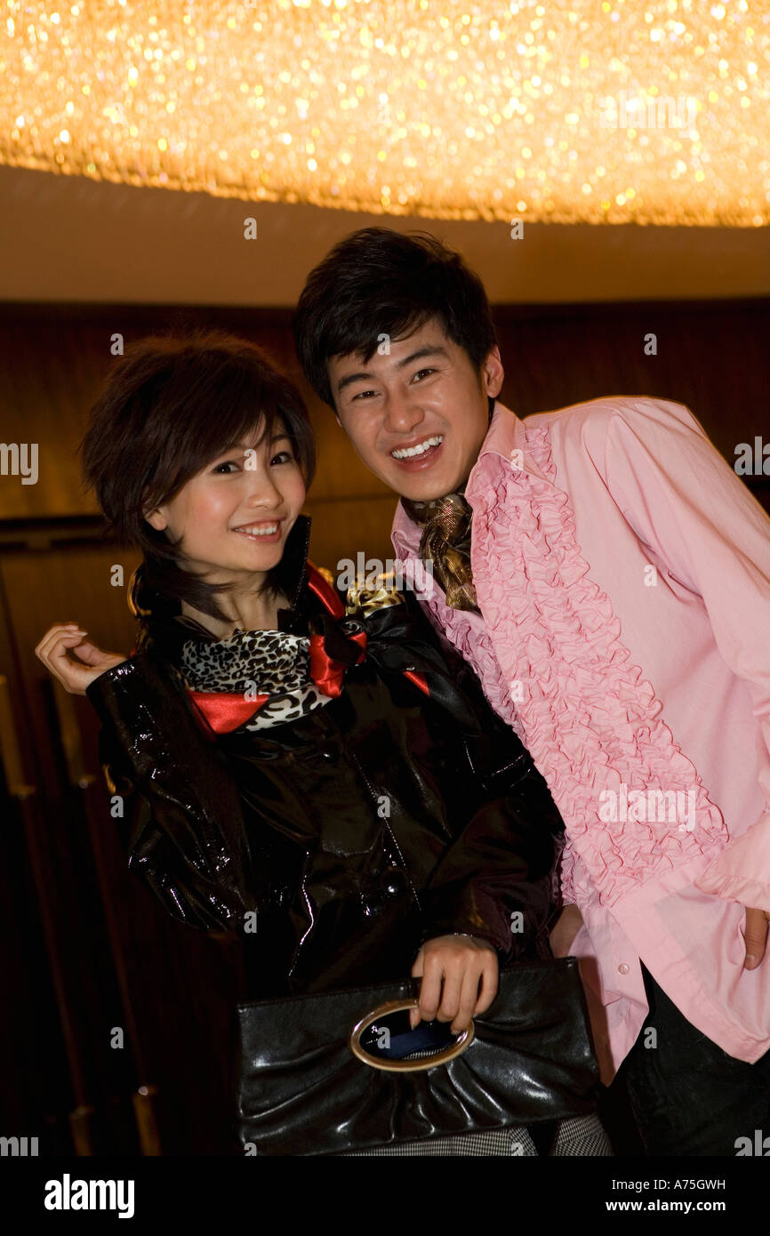 Couple smiling together Stock Photo - Alamy