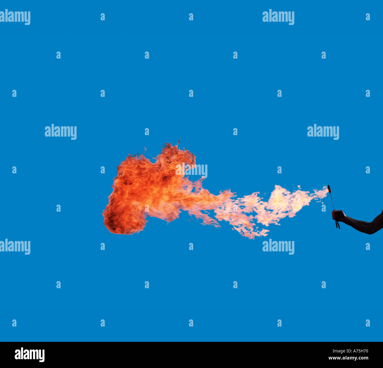 Flame thrower hi-res stock photography and images - Alamy