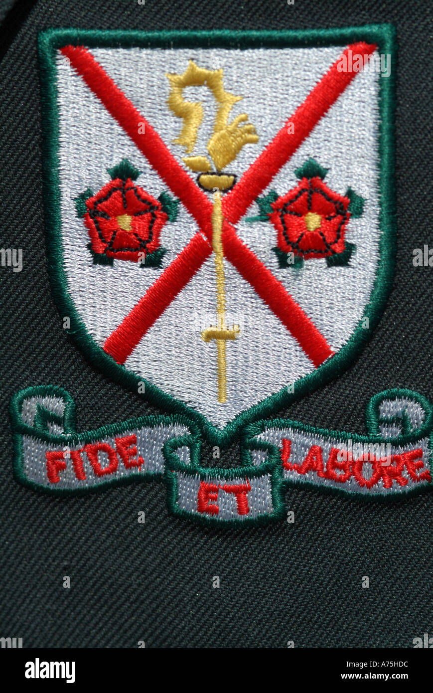 school uniform badge Stock Photo - Alamy