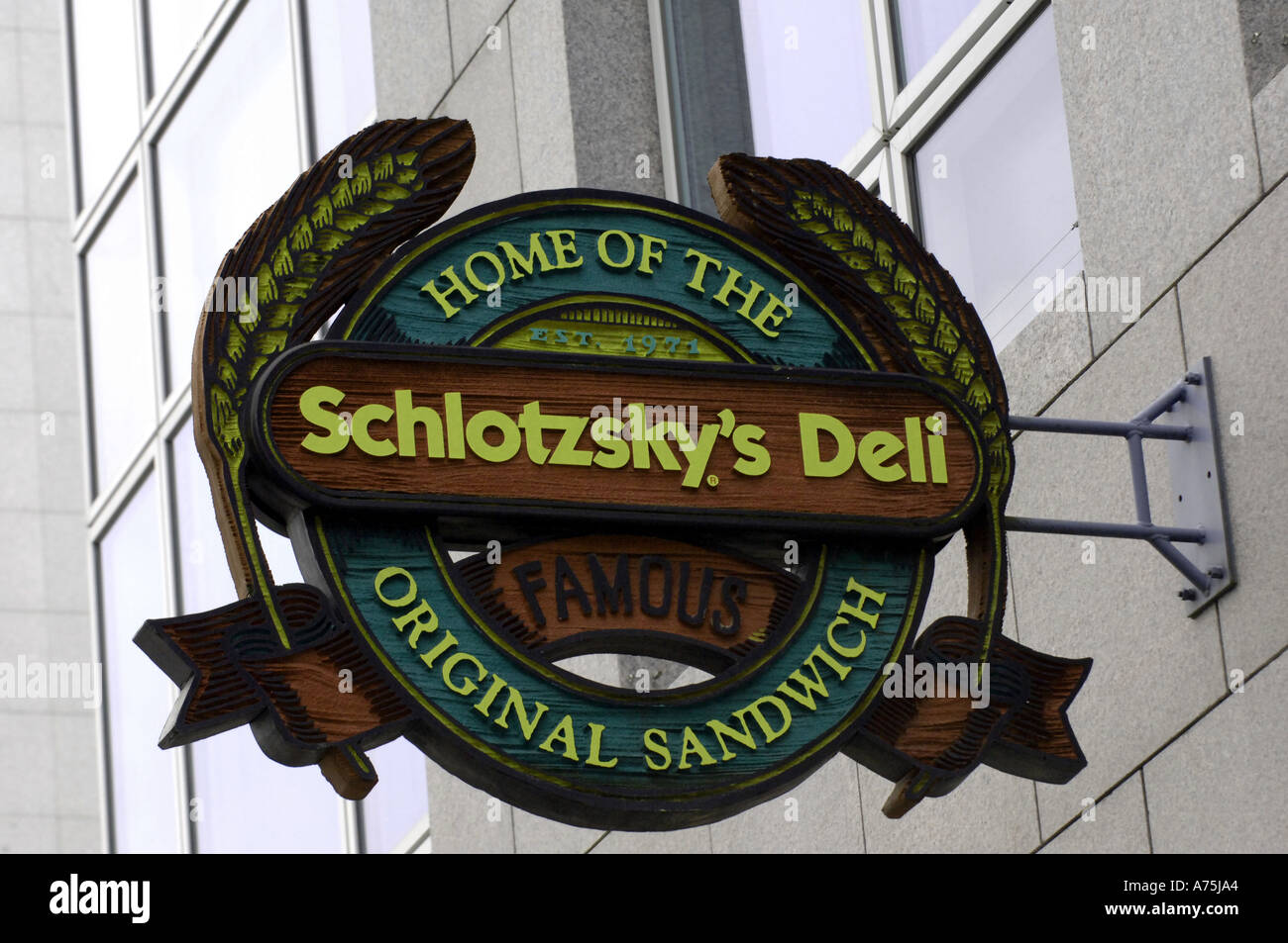 Schlotzsky s deli freidrich strasse former East germany Berlin Stock ...
