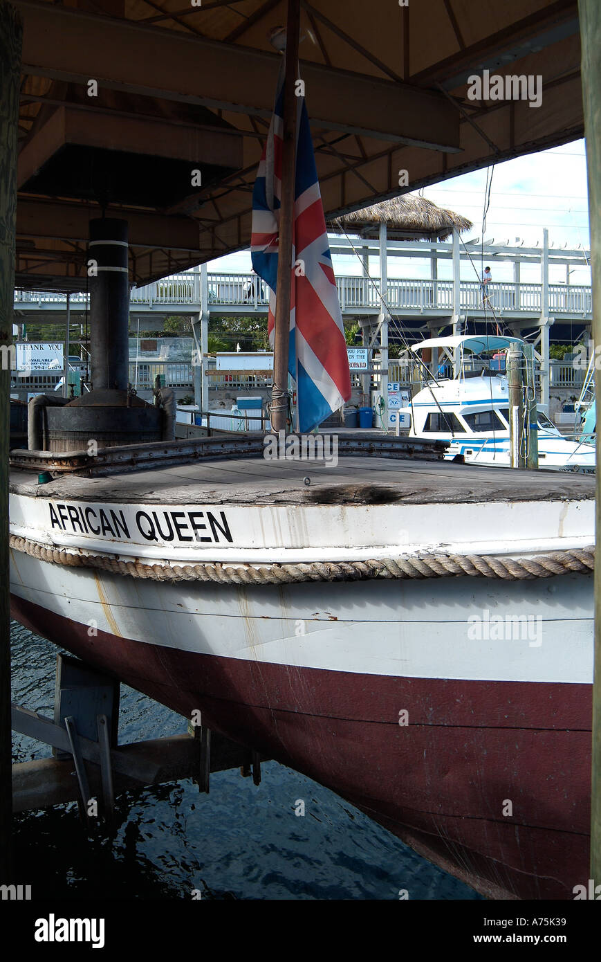 Original African Queen Key Largo Florida Keys Stock Photo - Alamy