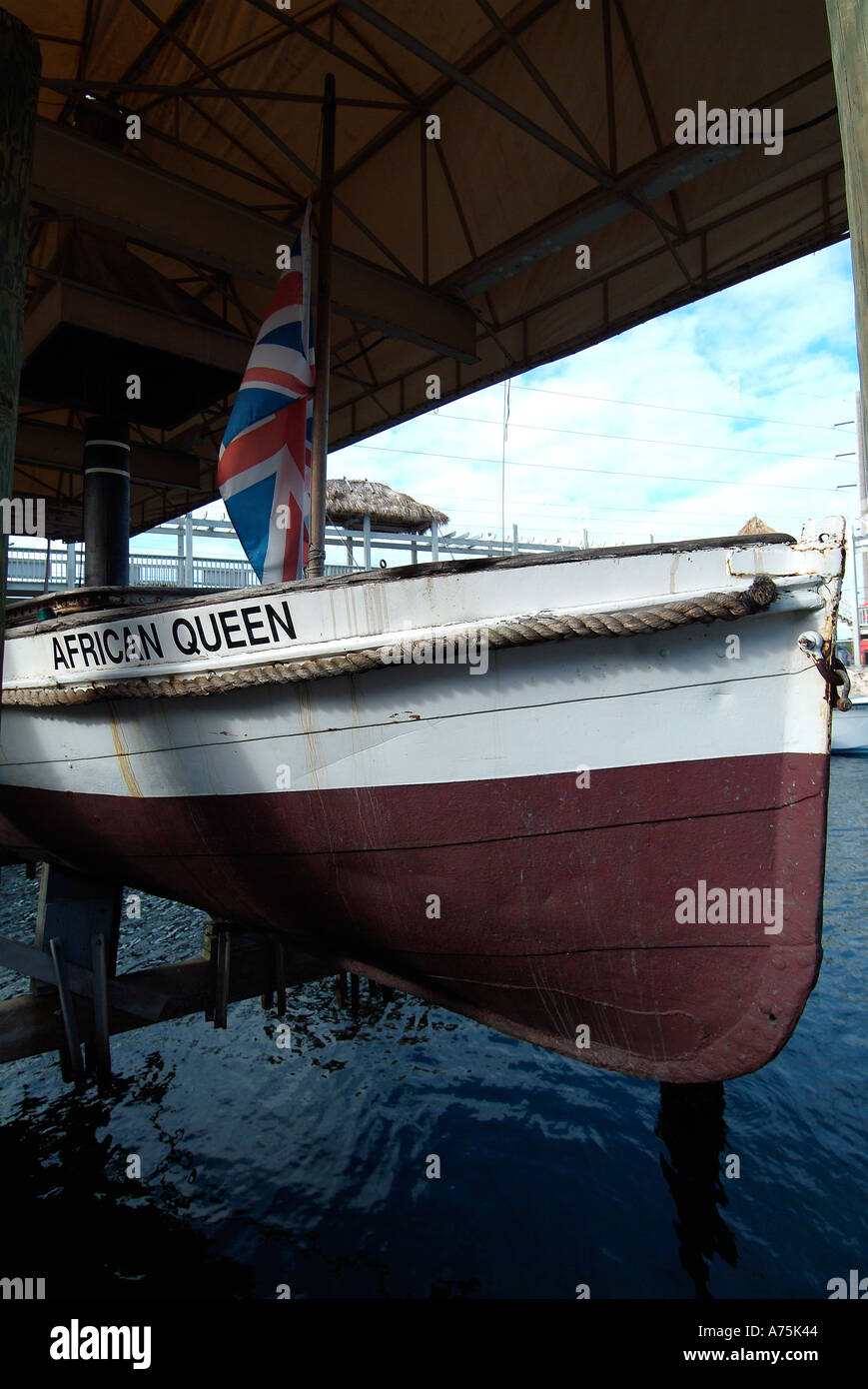 Original African Queen Key Largo Florida Keys Stock Photo - Alamy
