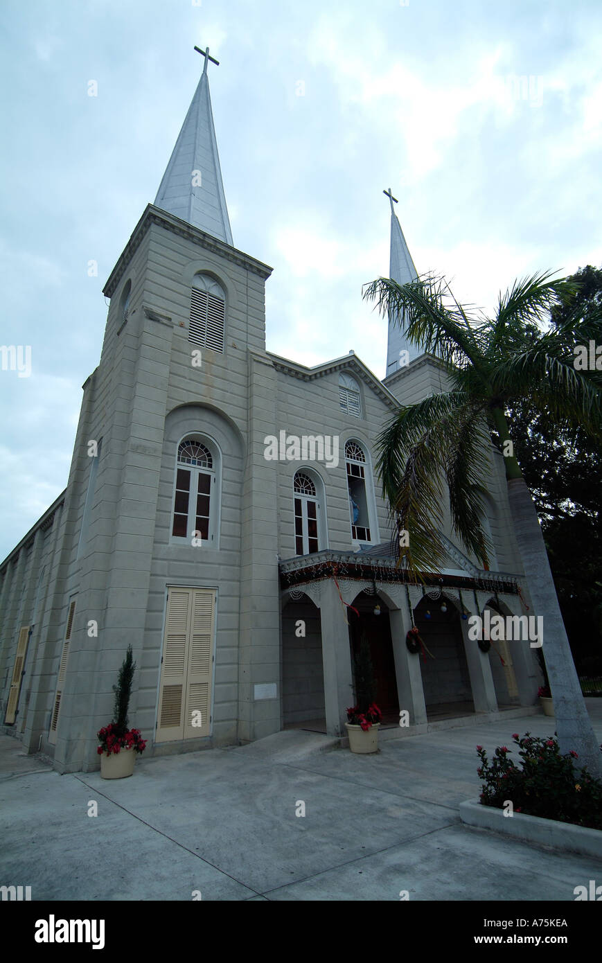 Church in Key West Florida Stock Photo - Alamy