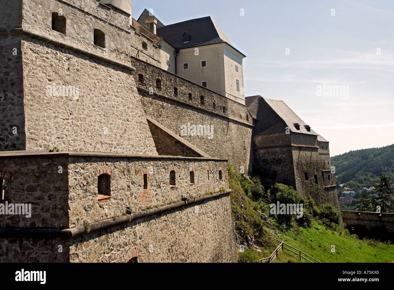 Forchtenstein Burg Castle Stock Photo - Alamy