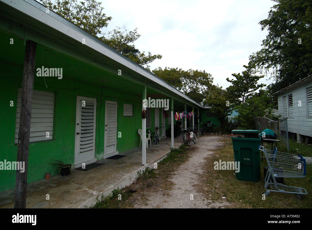 Poor area of Key West in Florida Stock Photo - Alamy