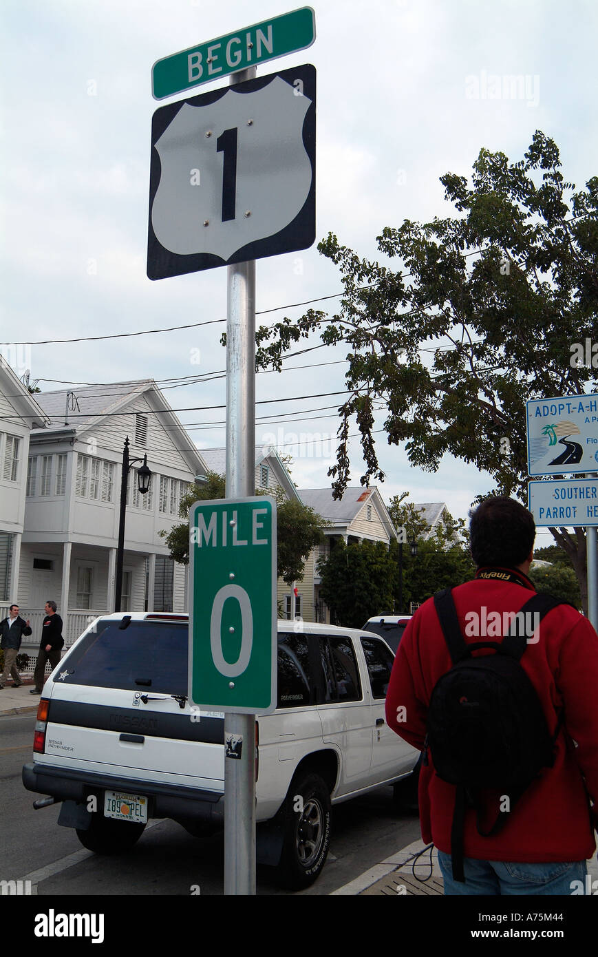 Mile 0 key west hi-res stock photography and images - Alamy