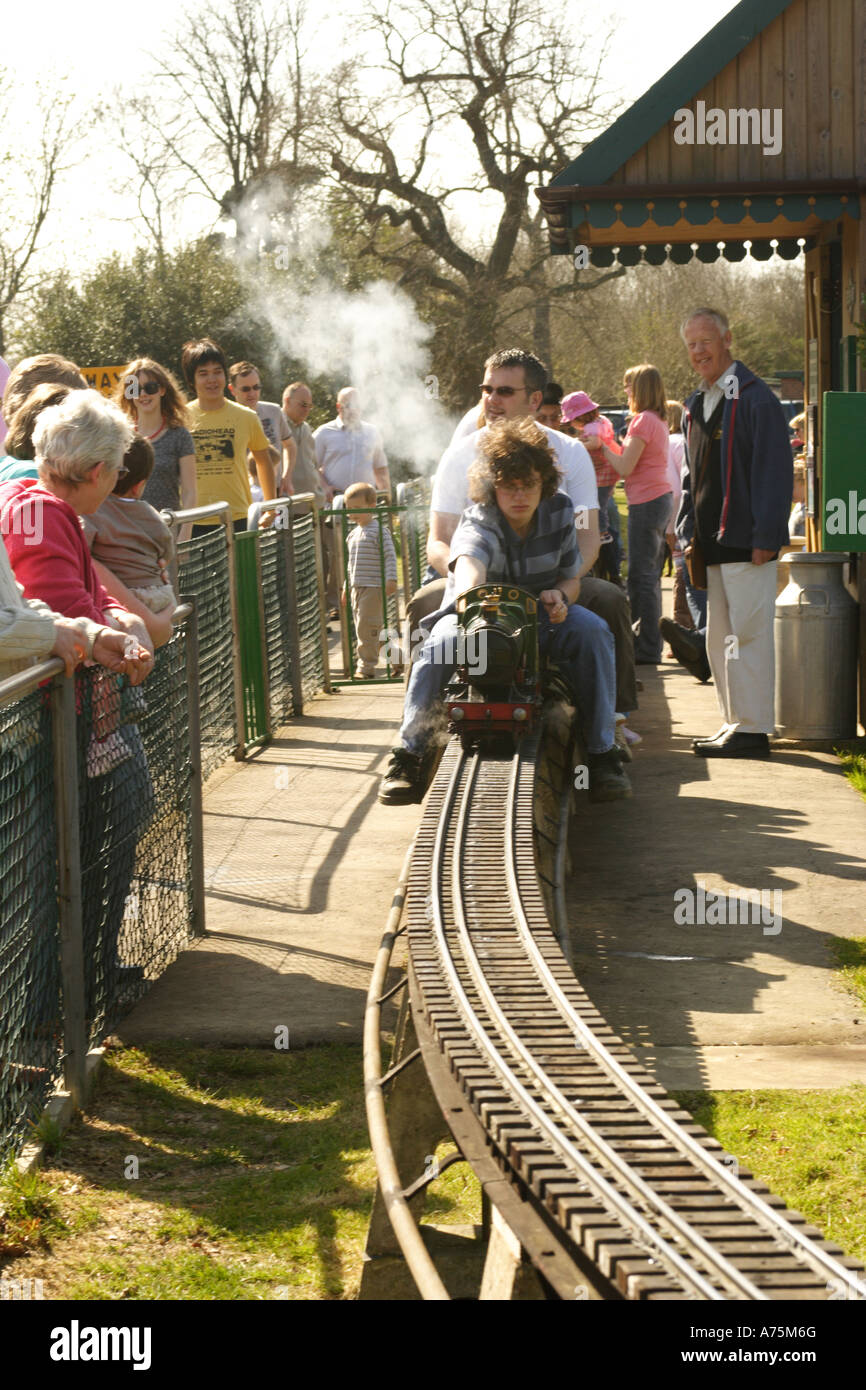 Model train ride on hi-res stock photography and images - Alamy