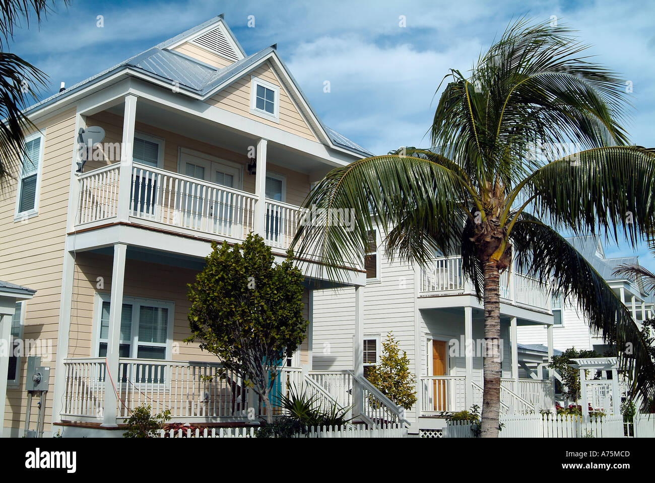 Typical house of the Keys islands in Florida Stock Photo - Alamy