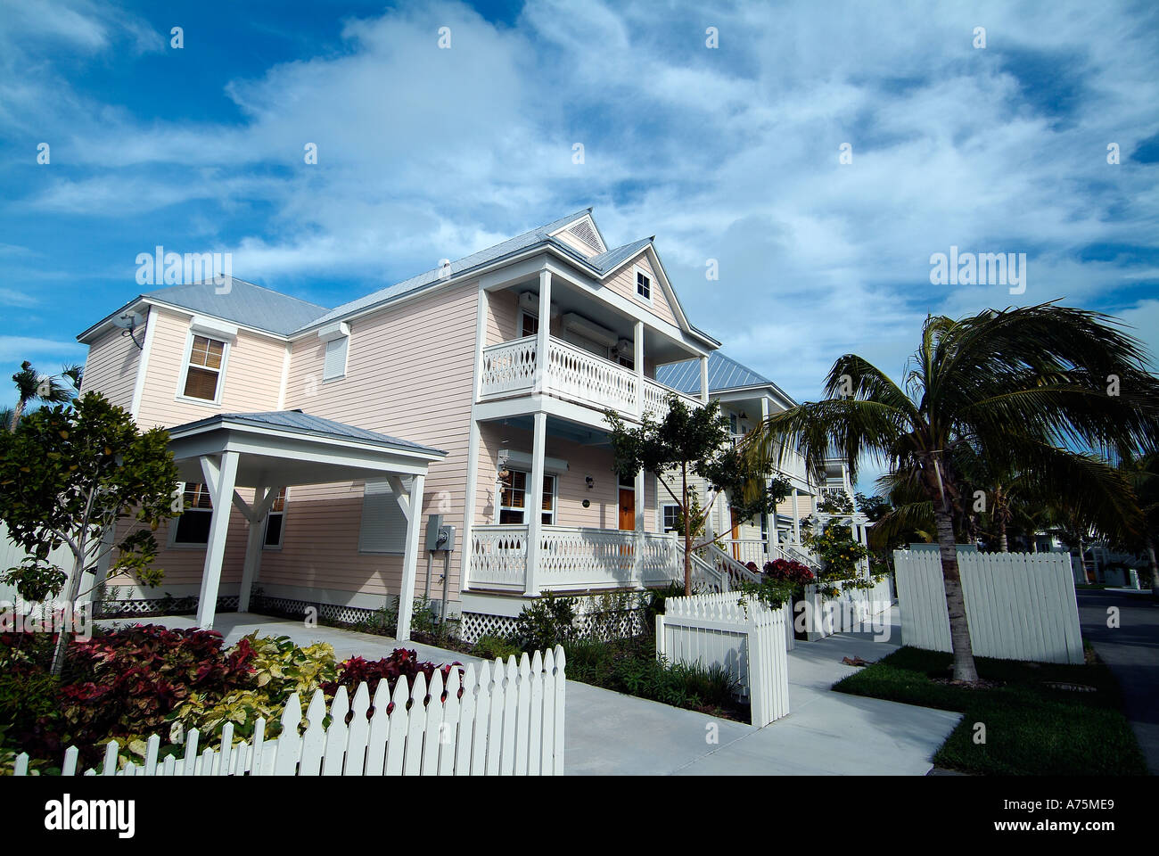 Typical house of the Keys islands in Florida Stock Photo - Alamy