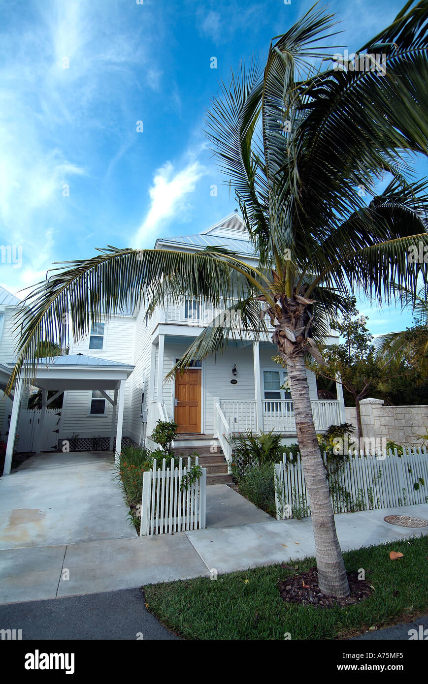 Typical house of the Keys islands in Florida Stock Photo - Alamy