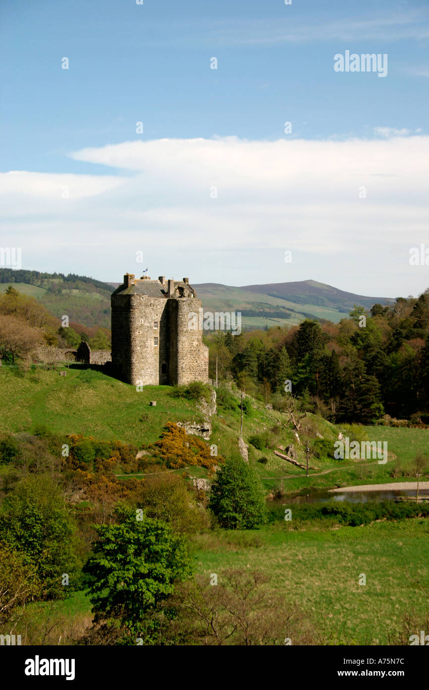Neidpath Castle Near Peebles Scotland Stock Photo - Alamy