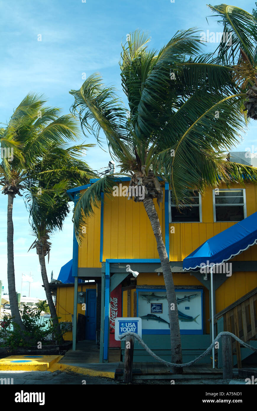 A bar restaurant in the Florida Keys Stock Photo - Alamy