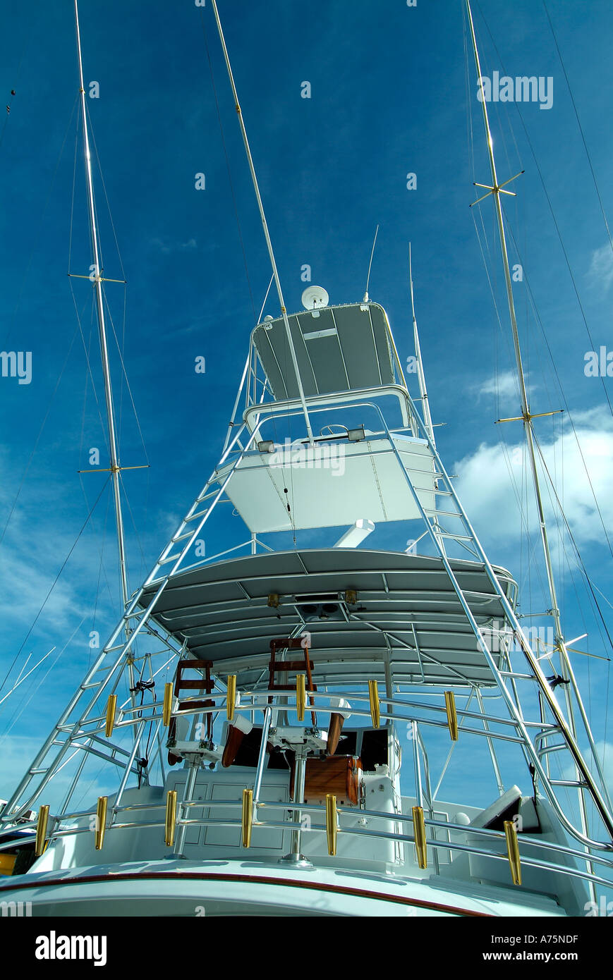 Charter fishing boats in Islamorada in Florida Stock Photo - Alamy
