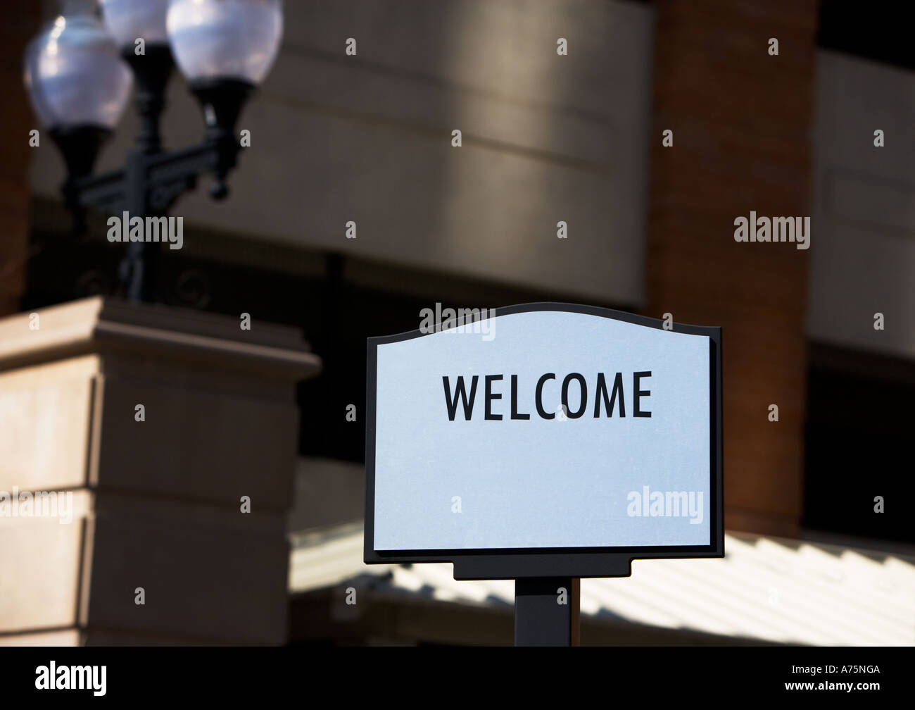 WELCOME HOME SIGN Stock Photo - Alamy