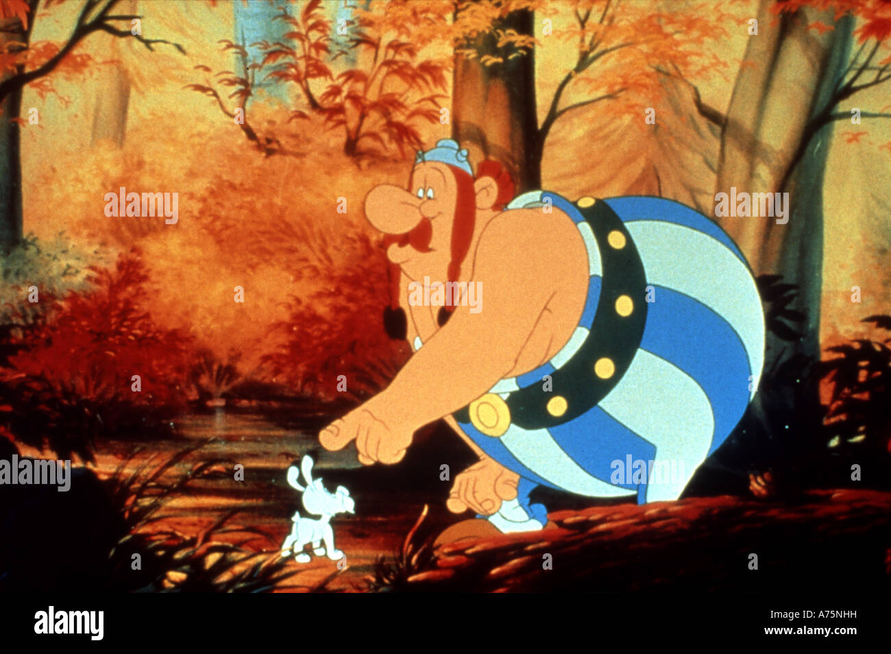 ASTERIX CONQUERS AMERICA - 1994 TCF cartoon Stock Photo - Alamy