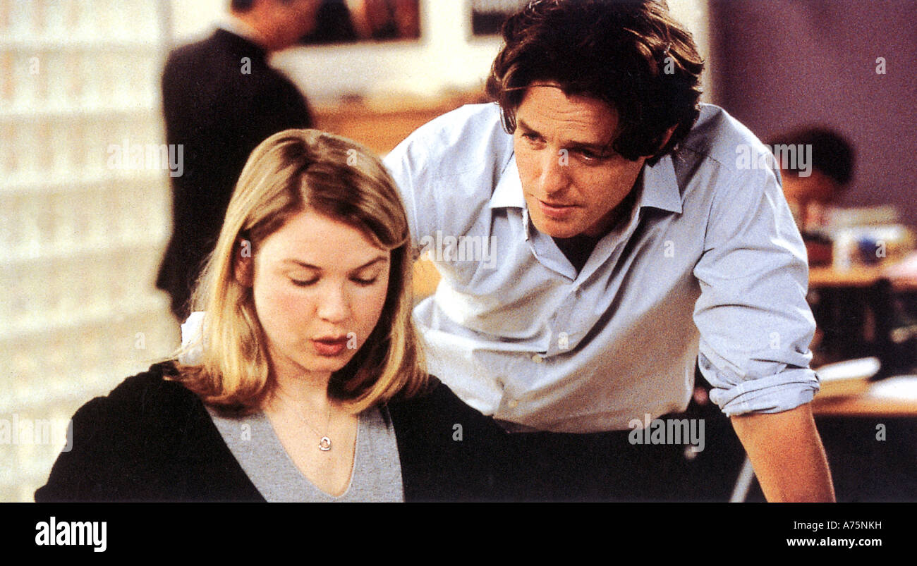 BRIDGET JONE'S DIARY - 2001 Universal film with Hugh Grant and Renee Zellweger Stock Photo - Alamy