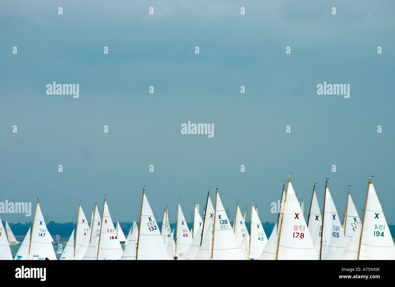 White racing dinghy hi-res stock photography and images - Alamy