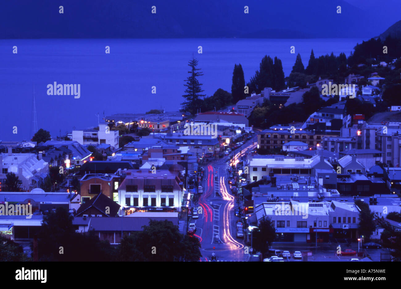 Main street queenstown hi-res stock photography and images - Alamy