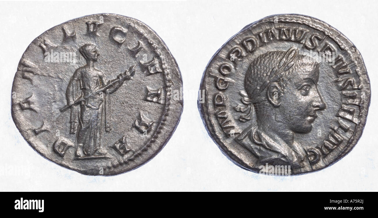 Ancient Roman Silver Denarius Stock Photo - Alamy