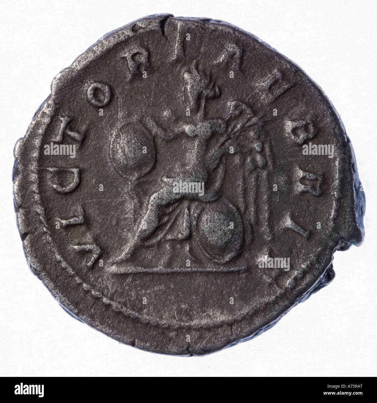 Ancient Roman Coin Silver Denarius High Resolution Stock Photography ...