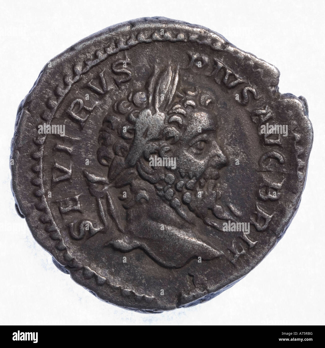 Ancient Roman Coin Silver Denarius Stock Photo - Alamy