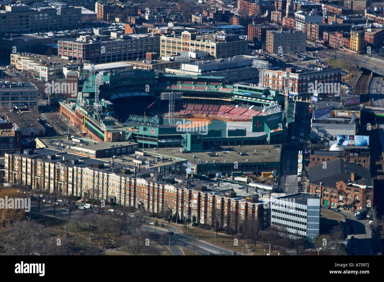 Boston aerial view Stock Photo - Alamy