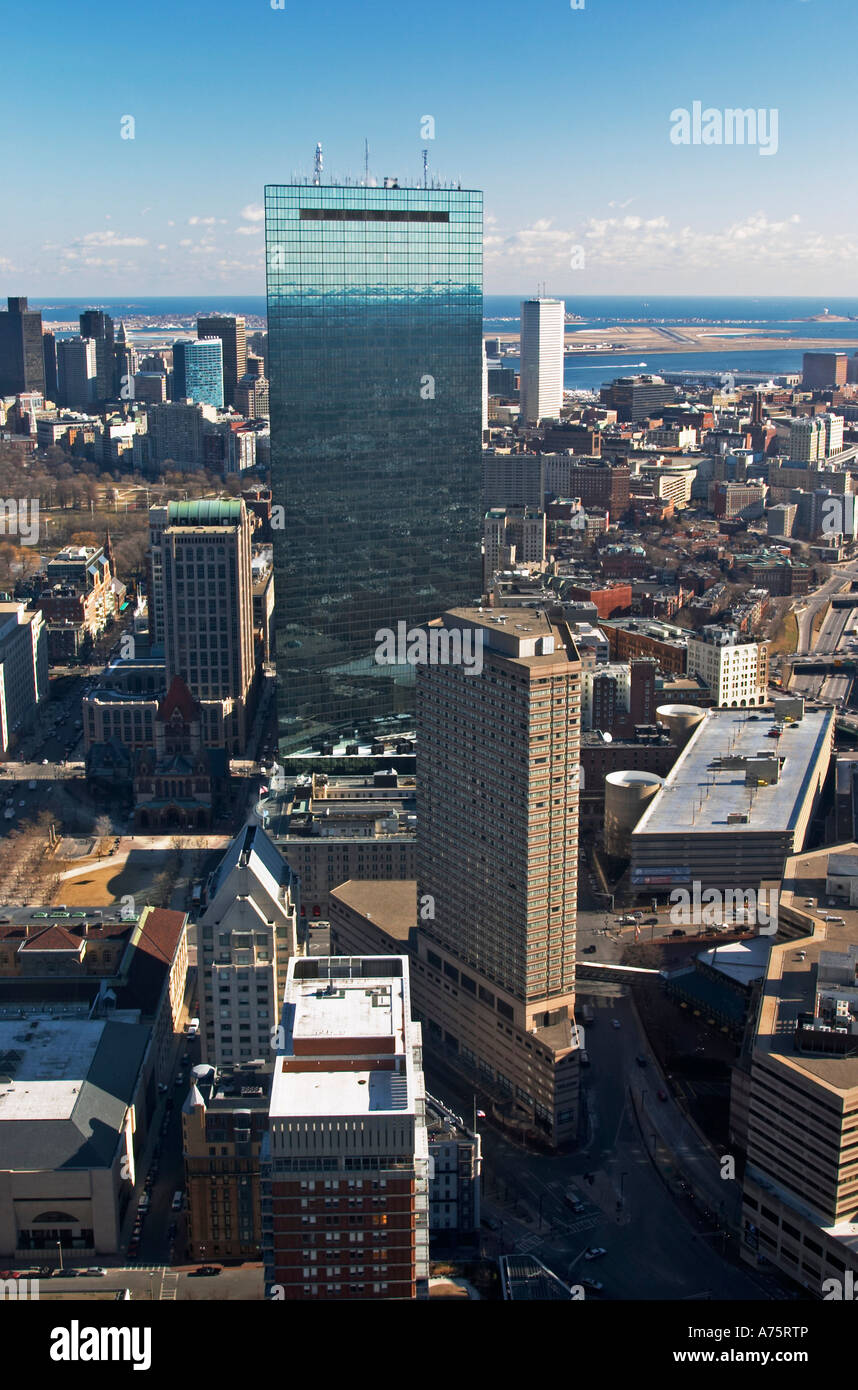 Boston aerial view Stock Photo - Alamy