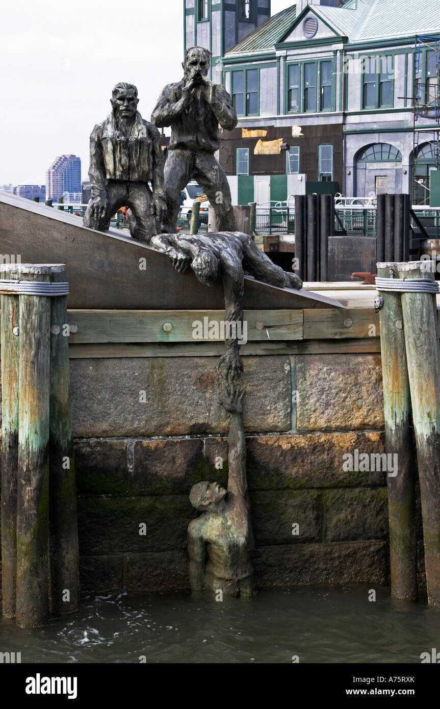 Monument to sailors, Battery Park Stock Photo - Alamy