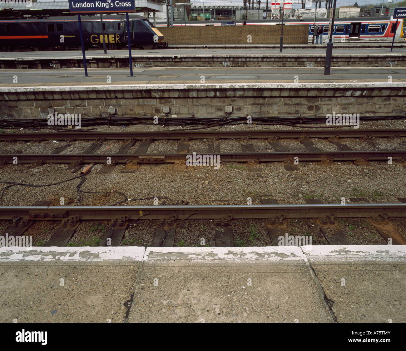 East Coast Line: Kings Cross Station Stock Photo - Alamy
