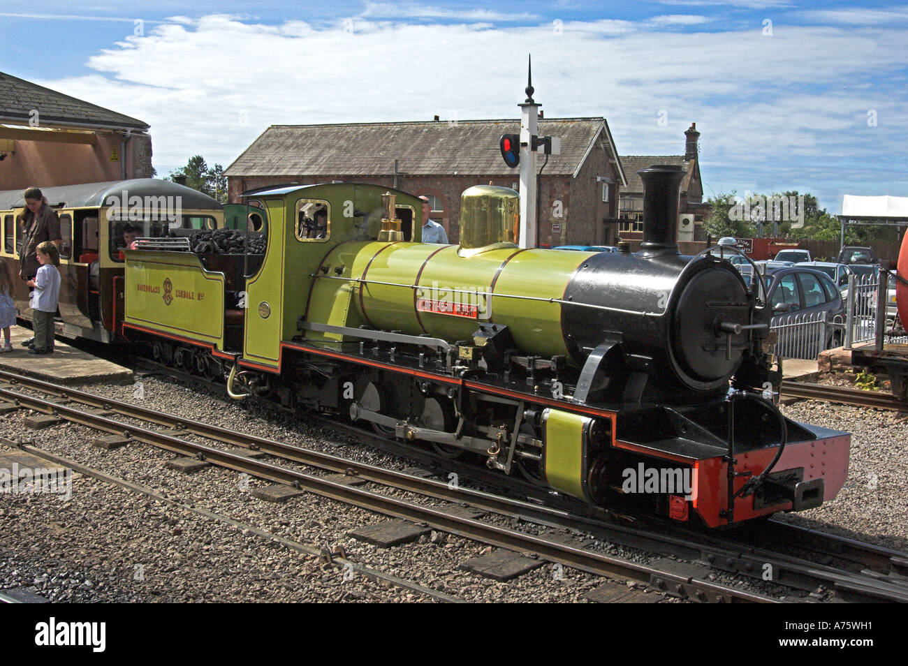 "Northern Rock" -2-6-2 locomotive Stock Photo - Alamy
