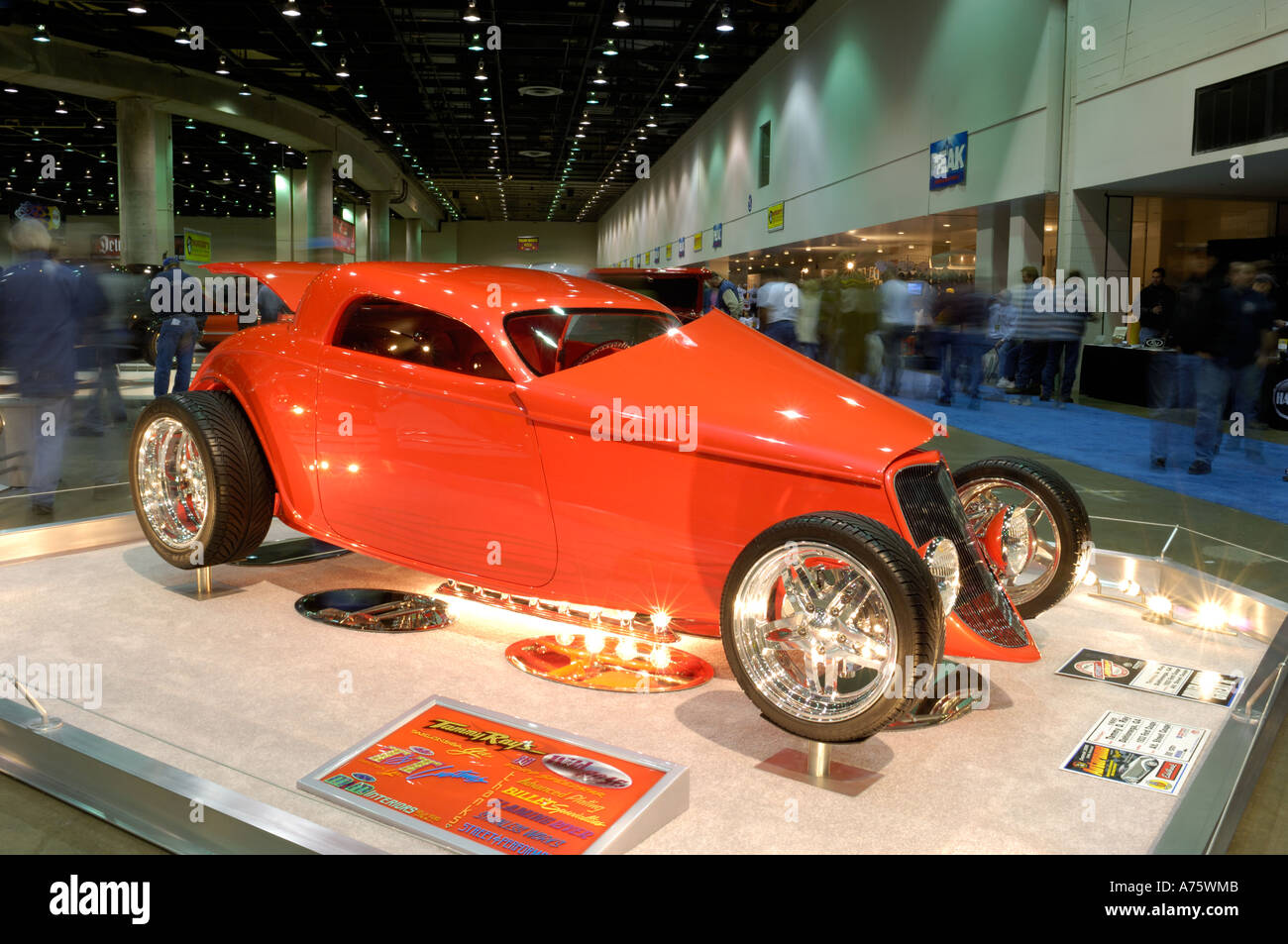 Tammy Ray's Wild Rose 1933 Ford Coupe hot rod at the 2006 Detroit ...