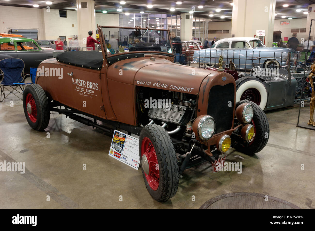 1929 Ford Traditional hot rod at the 2006 Detroit Autorama Stock Photo ...