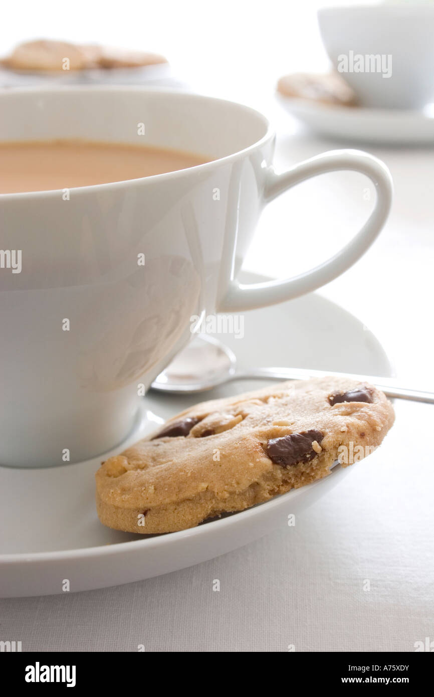 Tea & Biscuits Stock Photo - Alamy