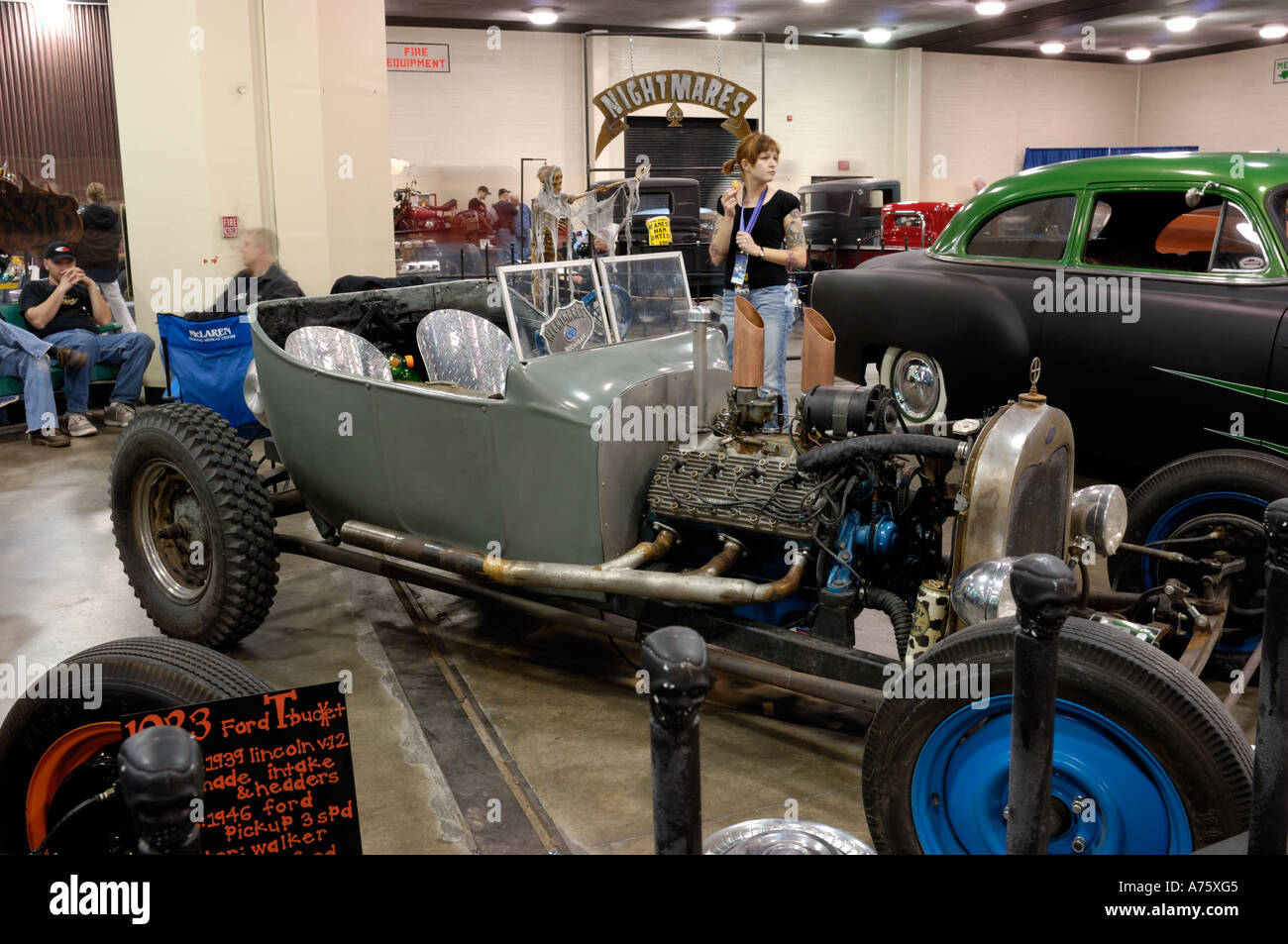 Ford Model T traditional hot rod at the 2006 Detroit Autorama Stock ...