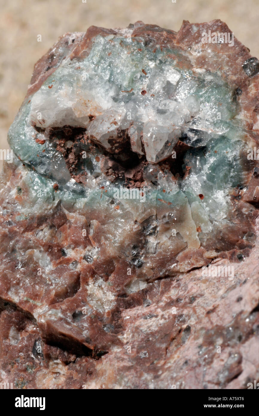 Mineral Quarz Quartz No MR Stock Photo - Alamy