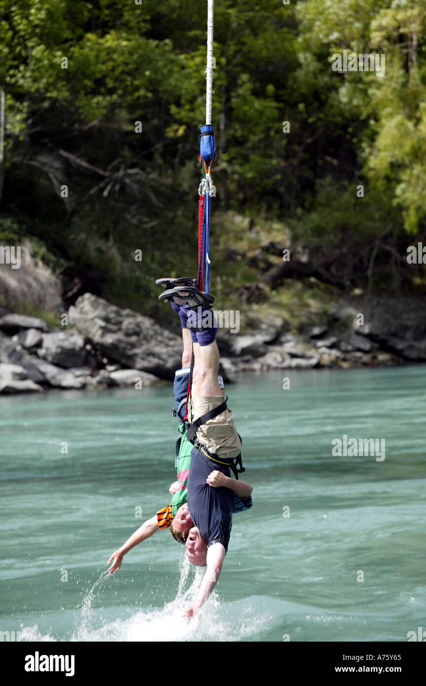 Bungy Bungee jumping Stock Photo - Alamy