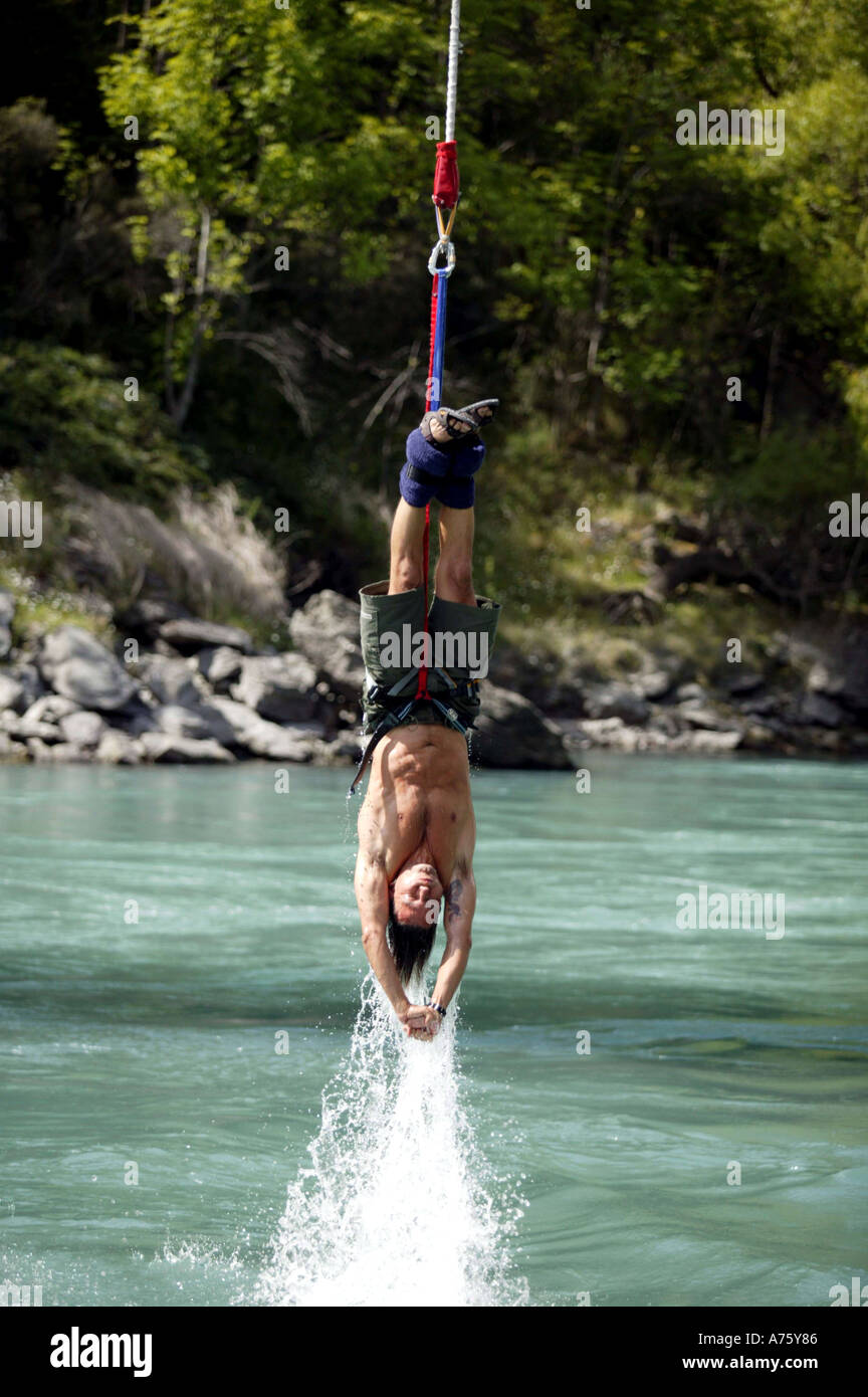 Bungy Bungee jumping Stock Photo - Alamy