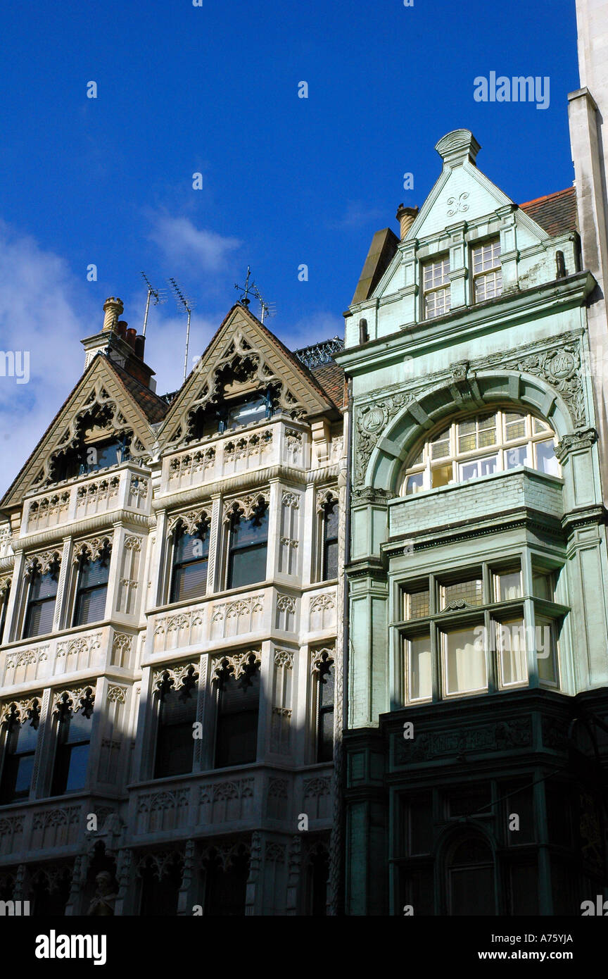 Older Fleet St Architecture London Stock Photo - Alamy