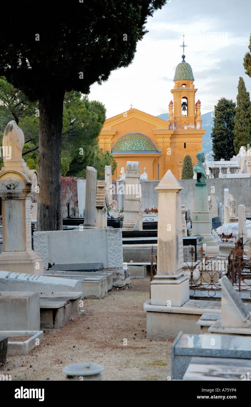 Cemetry in Nice France Stock Photo - Alamy