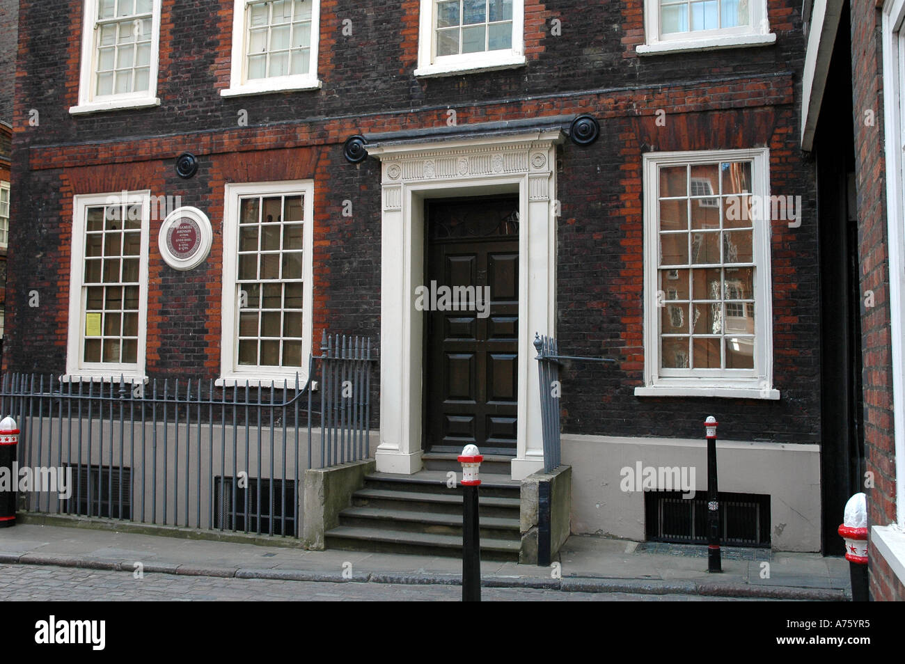 Dr Samuel Johnson,s House off Fleet Street London Stock Photo - Alamy